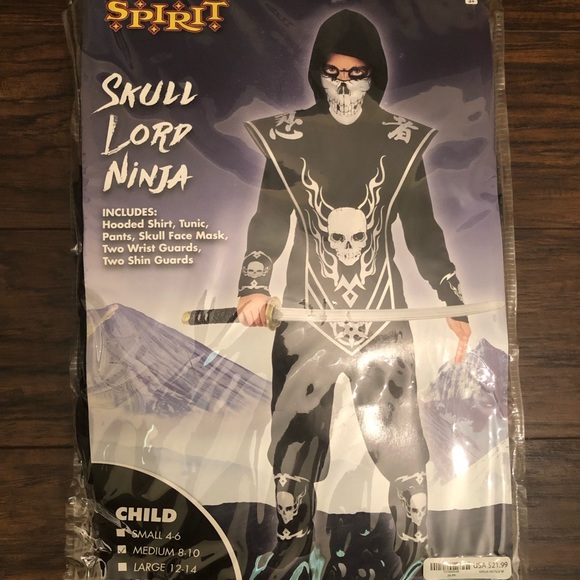 Costumes | Nwt Boys Skull Lord Ninja Halloween Costume | Poshmark